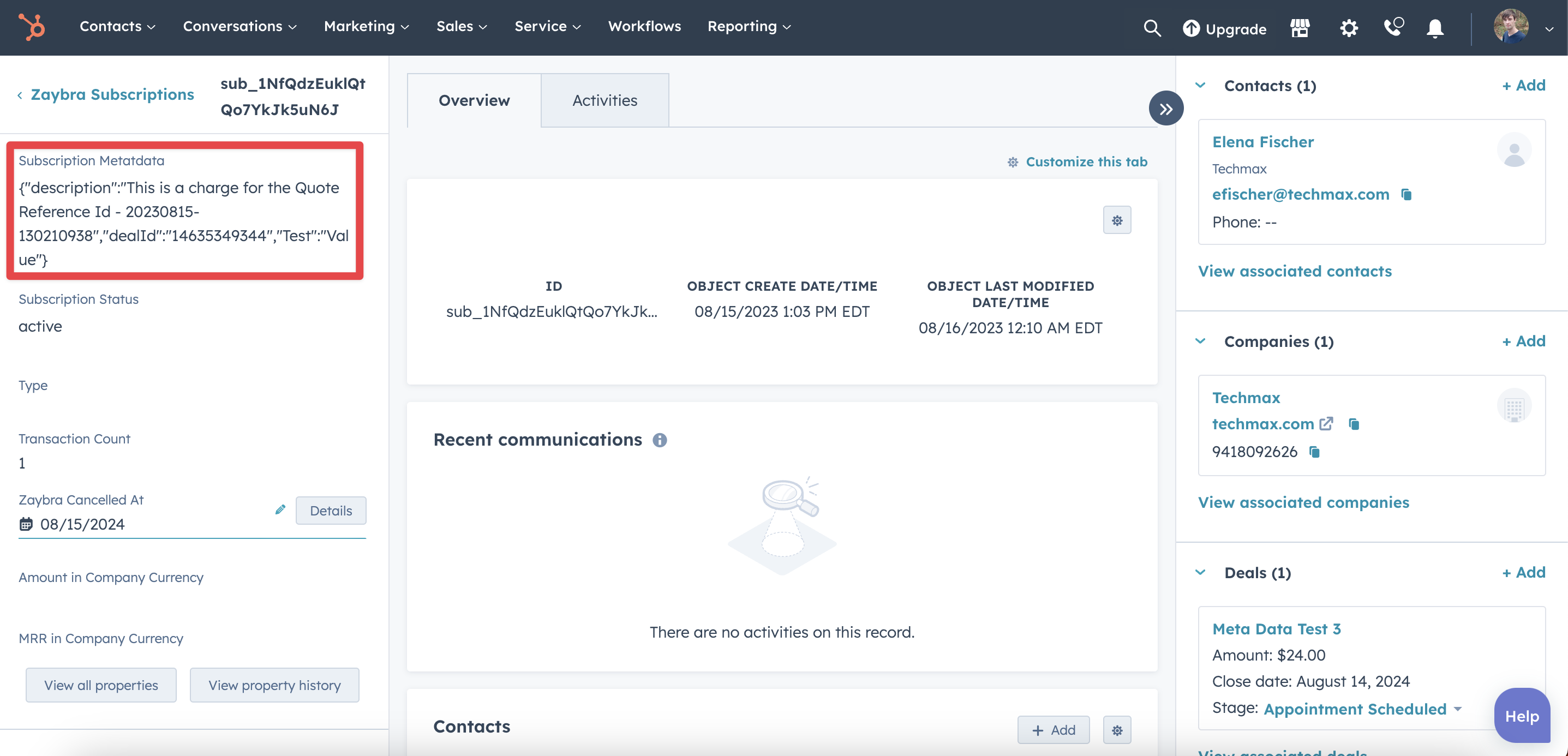 How to Add Metadata to a Stripe Subscription Using saas•hapily